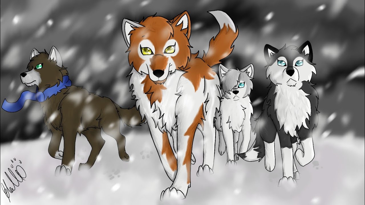 Wolf's Rain to The White Flame | Speed Draw | IBISPaint - YouTube