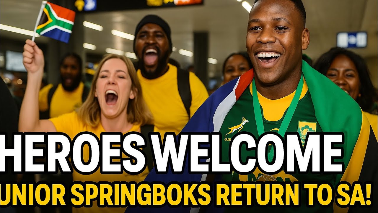 "🇿🇦🏆Junior Springboks Return to SA as Heroes After Beating New Zealand ...