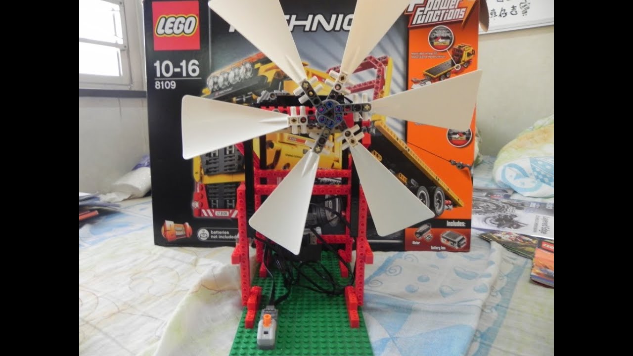 LEGO Technic RC Fan - YouTube