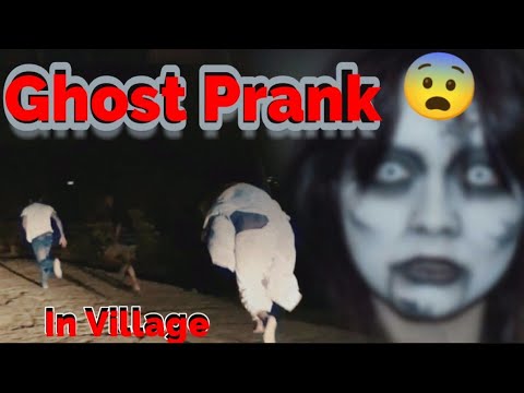 Ghost prank In Village 😨😱|| horror story || funny ghost prank|| ghost ...