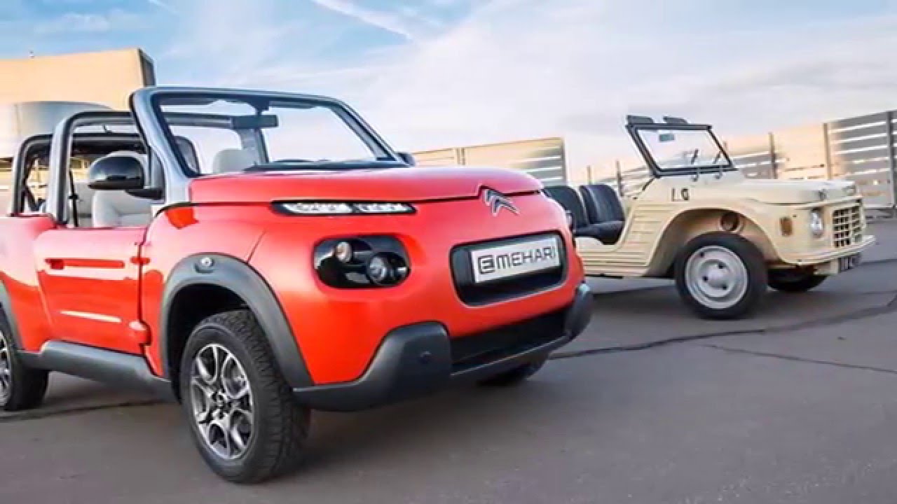 CITROËN LANCE UNE INÉDITE MÉHARI... ÉLECTRIQUE LA E-MÉHARI !! - YouTube