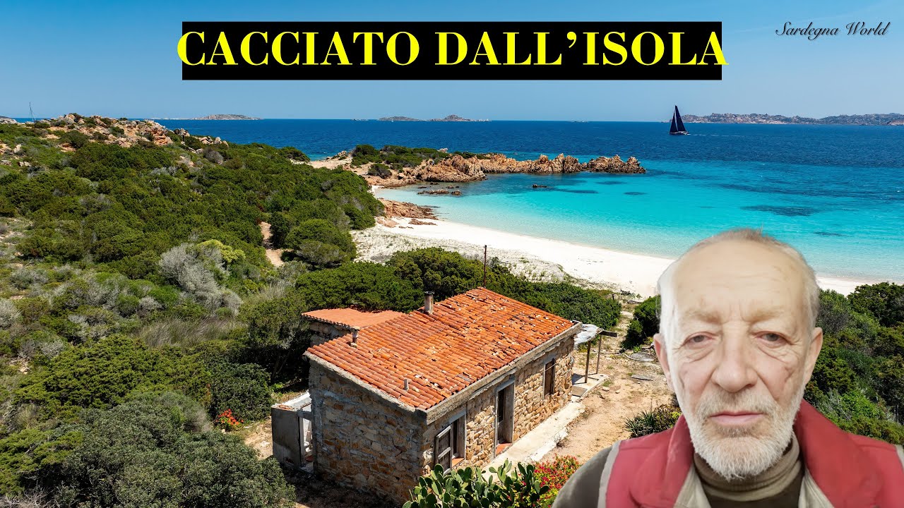 L' UOMO CACCIATO dall'Isola di BUDELLI ( Spiaggia Rosa ) Mauro Morandi ...
