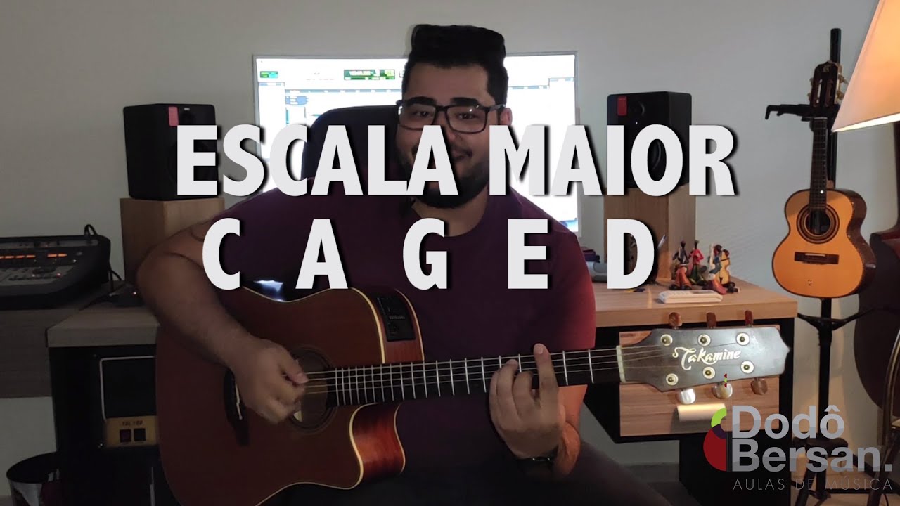 CAGED - Escala Maior em todas as regiões do braço - YouTube