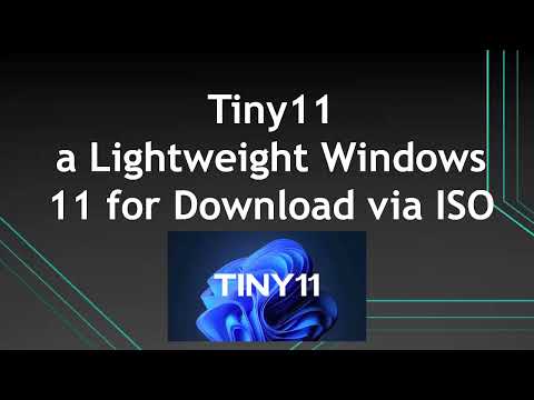 What is Tiny11 and how to install it - YouTube