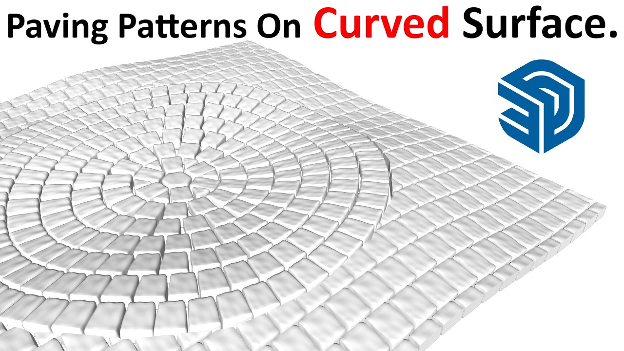 Modeling Radial Paving Pattern In SketchUp - YouTube