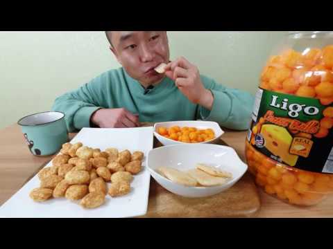 Ligo - Injeolmi sweets - Rice cracker - 먹방 - 과자 - MUKBANG - KOREAN SHOW ...