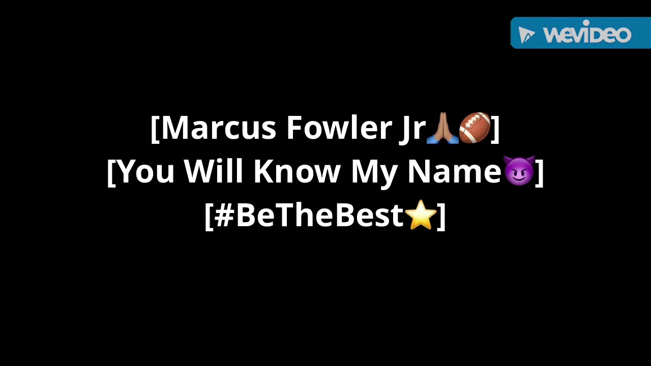 [Marcus Fowler Jr] {Week6 Highlights] #BeGreat - YouTube