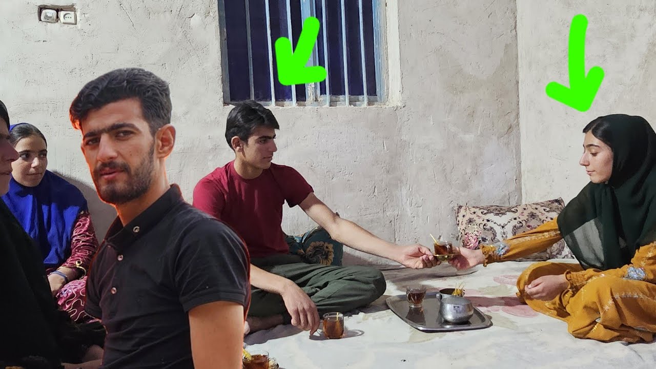 "Saleh's lost love; seeing Masoumeh with a new suitor in the village ...