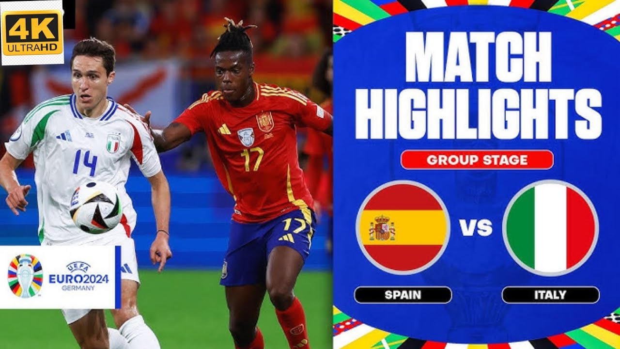 Spain Vs Italy || All Goal & Highlights || Euro 2024 Group Stage ...
