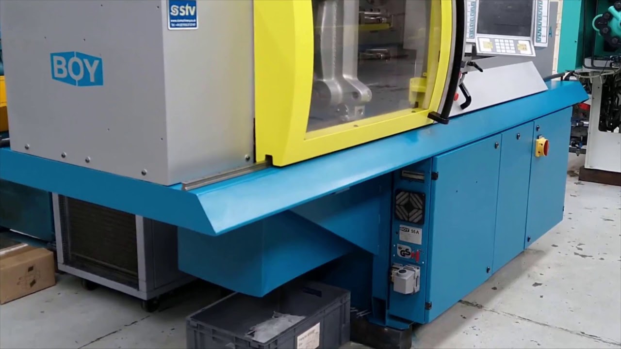 BOY 55A Injection Moulding Machine - Refurbished by STV Machinery - YouTube