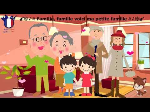Famille ♥️ Voici ma petite famille ! ♫ French Song ♫ _ présenter la ...