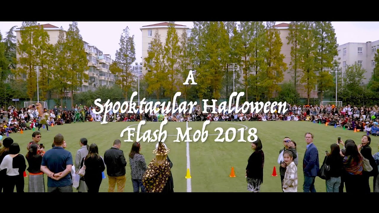 Spooktacular Halloween Flash Mob 2018 | SCIS Hongqiao - YouTube