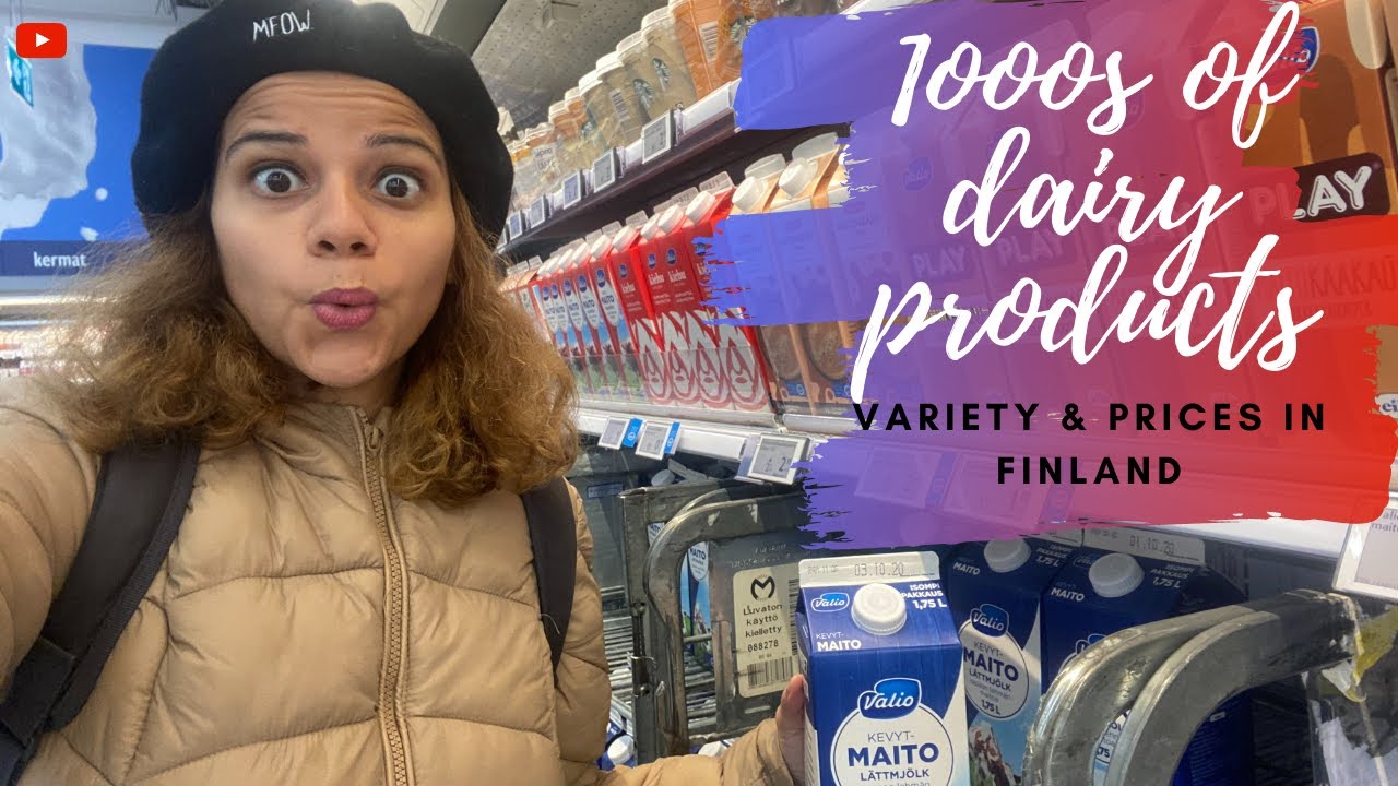 1000s of Milk Products & Prices in Finland - YouTube