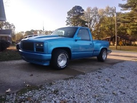 Installing 15x8 rims on the front of the 90 OBS - YouTube