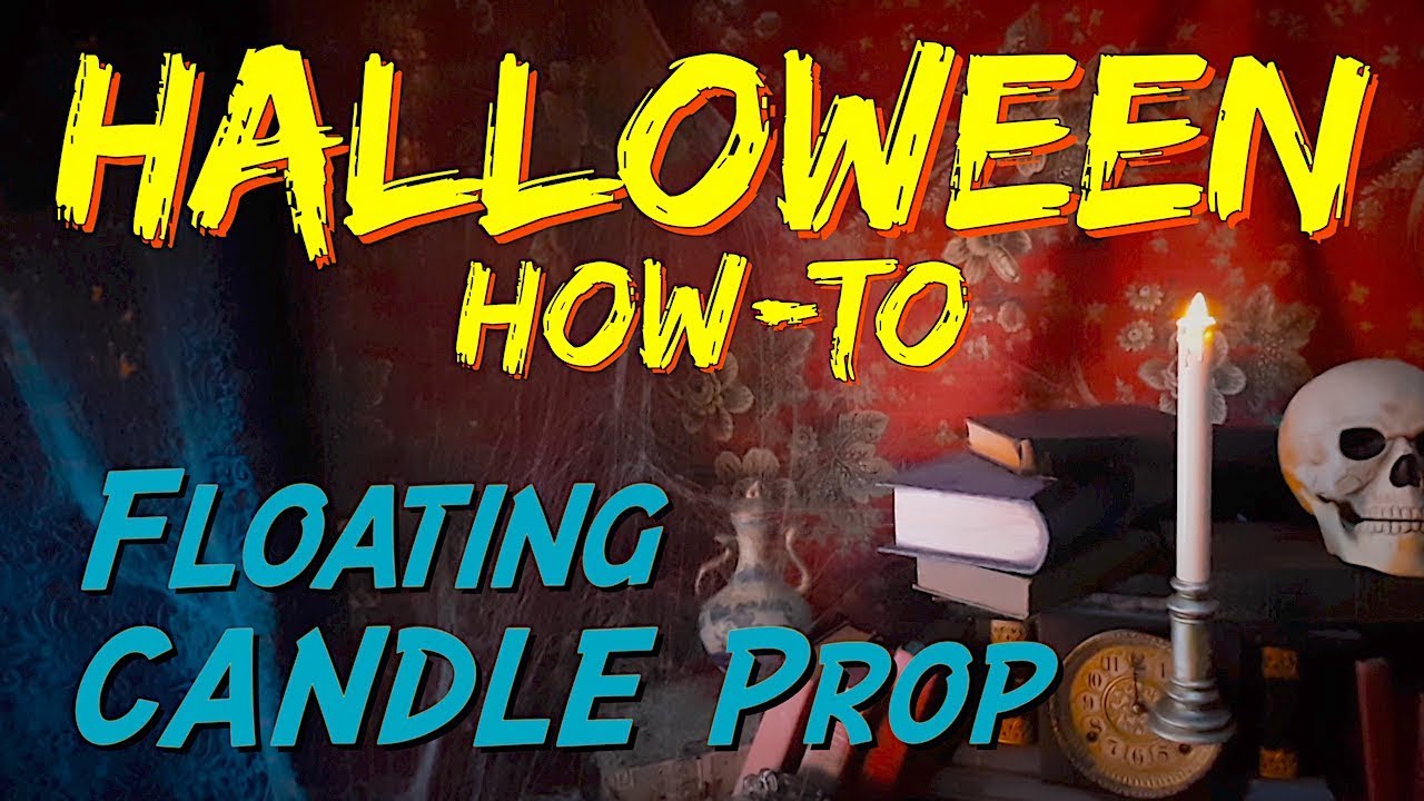 Best DIY FLOATING CANDLE Prop Idea for Your Animated Halloween Haunt ...
