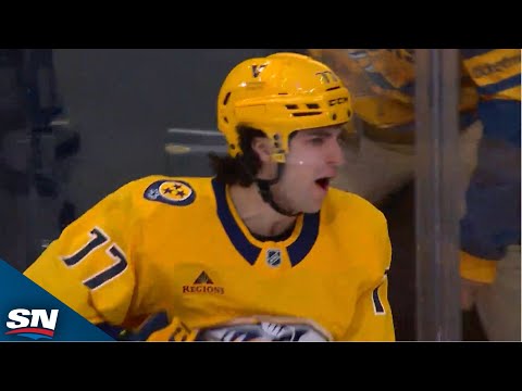 Predators' Luke Evangelista Makes Unreal Move And Finishes On The Backhand
