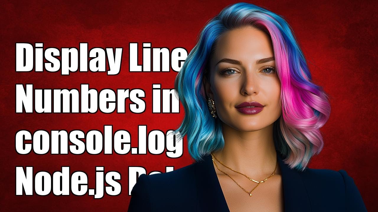 How to Display Line Numbers in console.log for Node.js Debugging - YouTube
