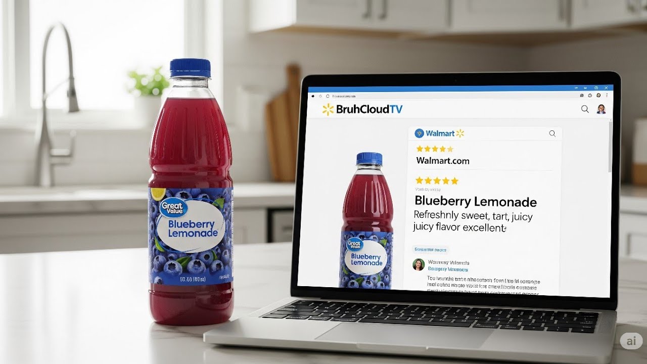 Walmarts Great Value 🫐 Lemonade Review Bruh! - YouTube
