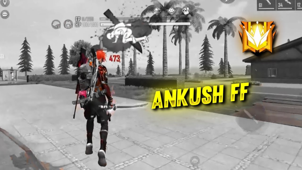 Ankush ff best headshots free fire highlights | 24kGoldn - Mood - YouTube