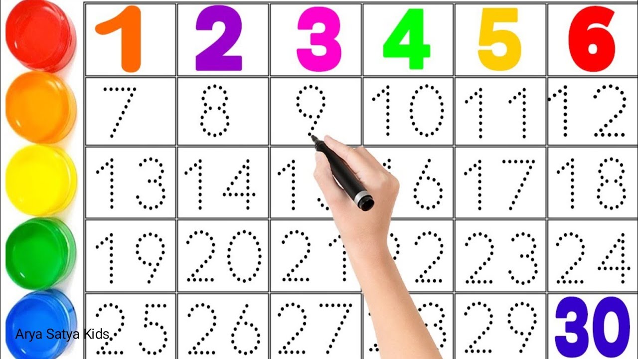 learn to count 1 to 100 | 123 Song | 1 to 100 counting | 1 to 50 ...
