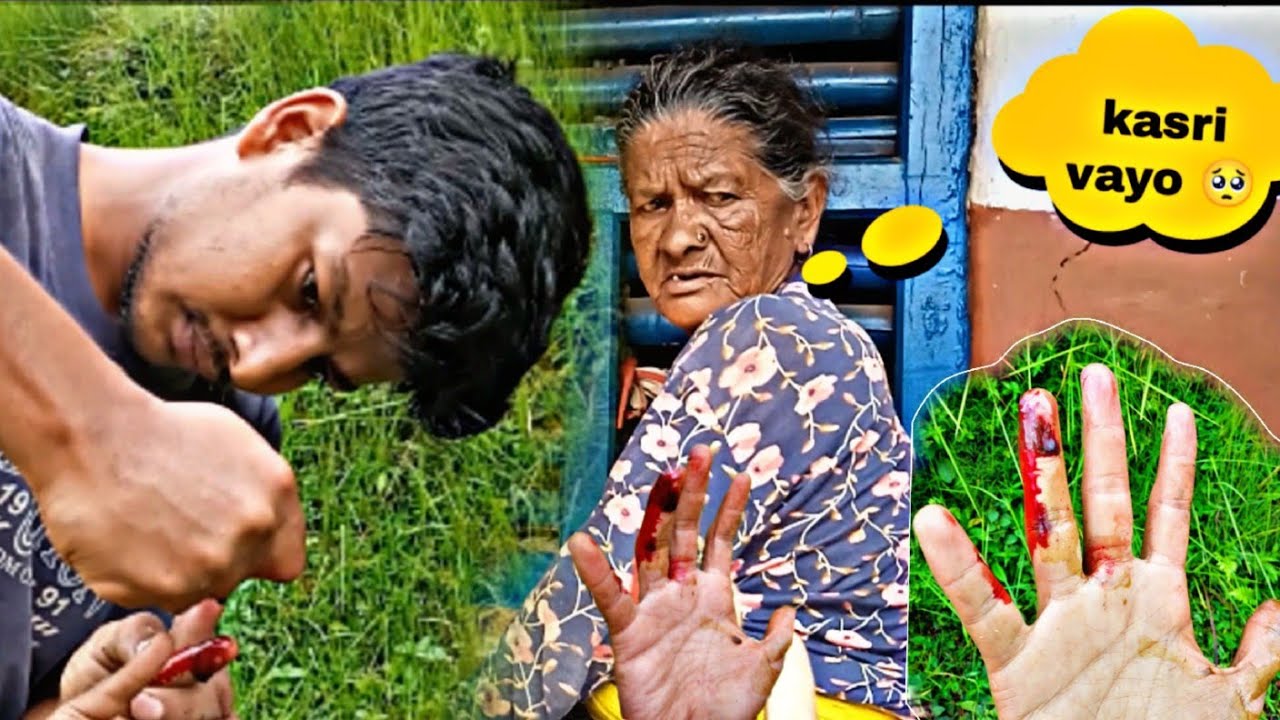 Hath cut Gaya 😣 - YouTube
