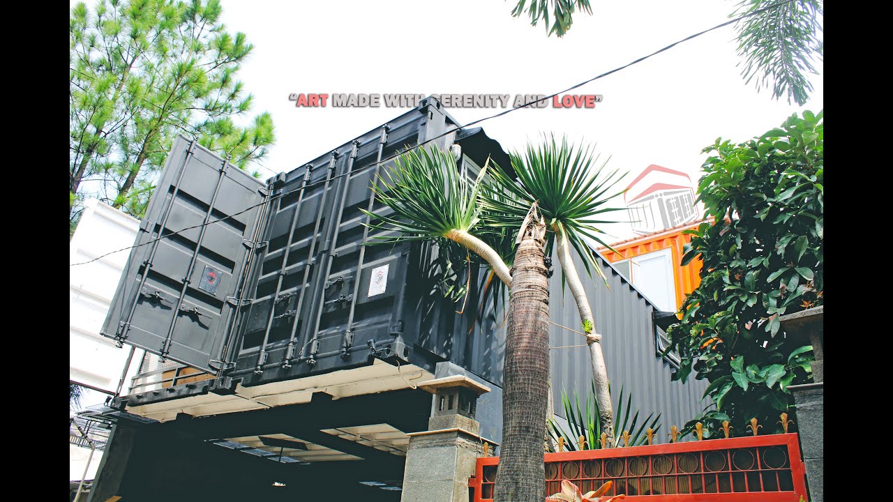 Rumah Kontainer 20 Feet dan 40 Feet Bekas - YouTube