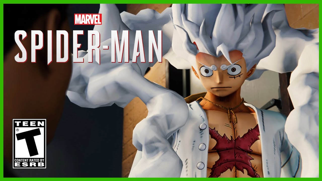 Luffy Gear 5 Mod | Let's Play Modded Marvel’s Spider-Man Remastered ...