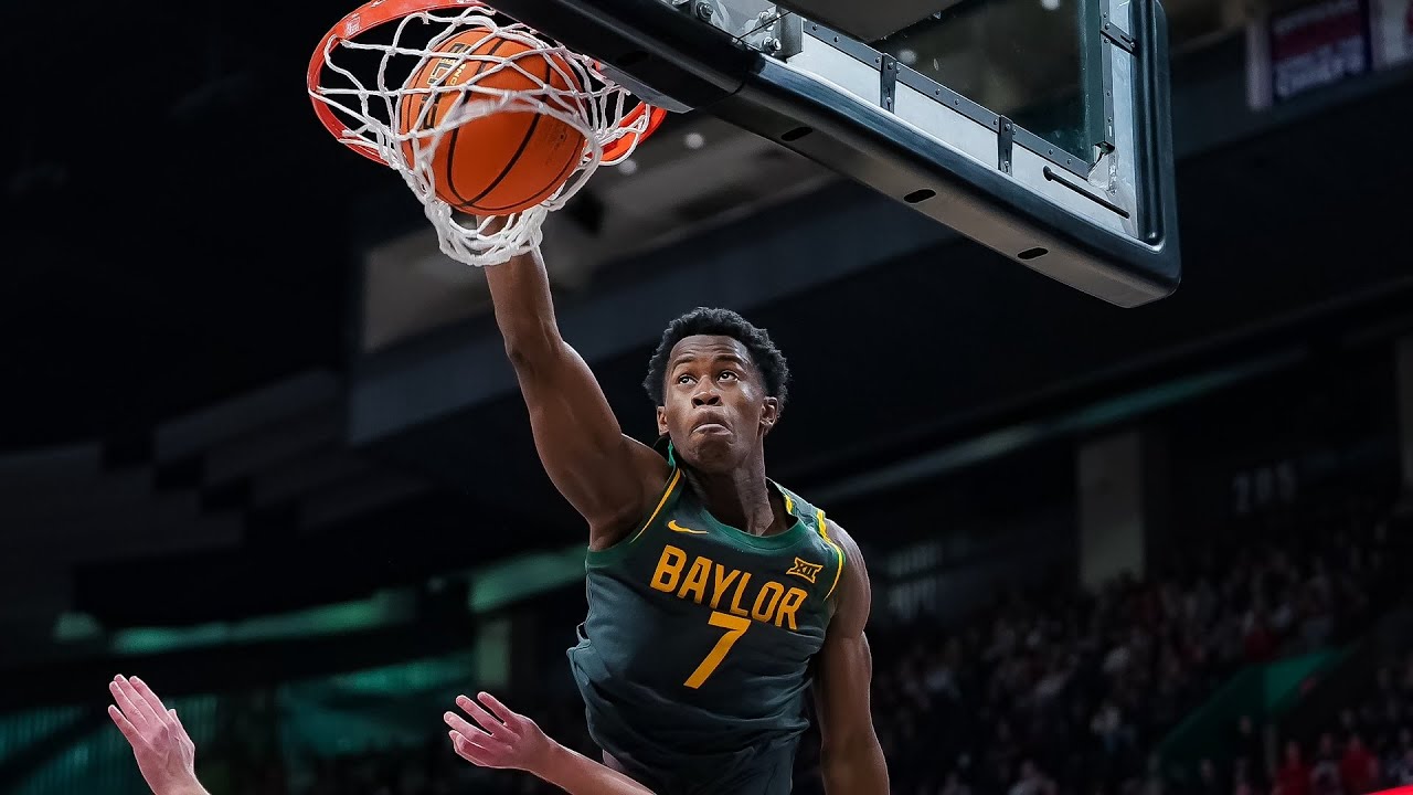 Baylor Basketball (M): Every Angle of VJ Edgecombe's Nasty Dunk at ...