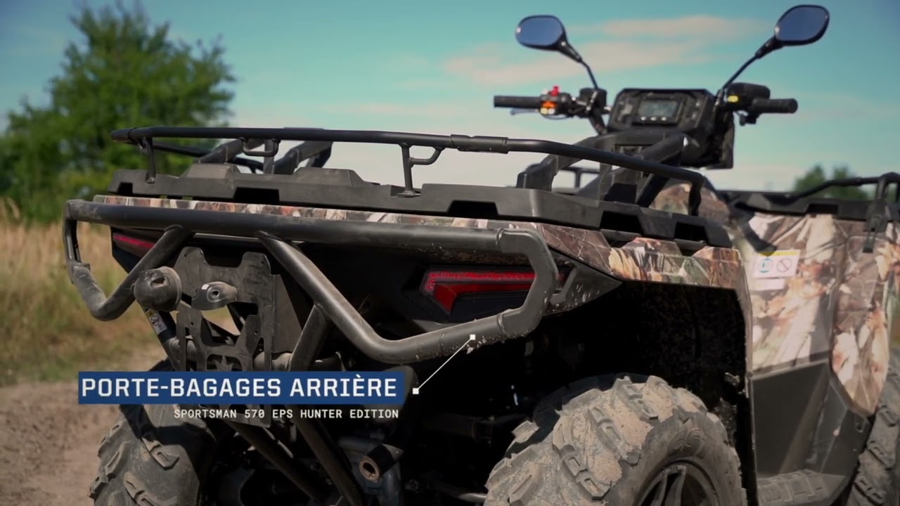 Sportsman Hunter Edition - QUAD POLARIS - AXE QUAD - YouTube