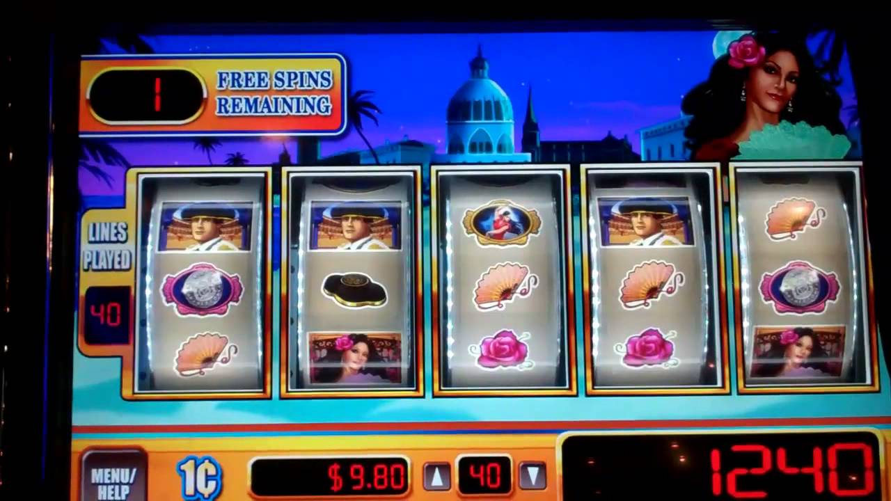 Lady of Spain slot Bonus - YouTube