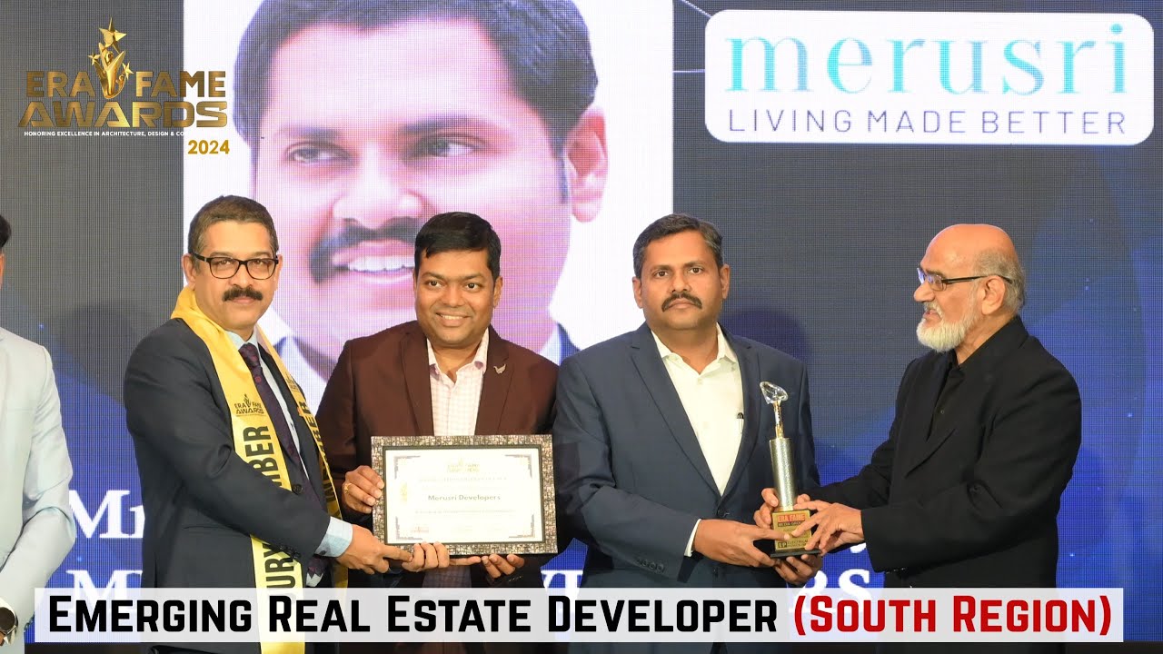 MERUSRI DEVELOPERS I WINNER I ERA FAME AWARDS 2024 I EMERGING REAL ...
