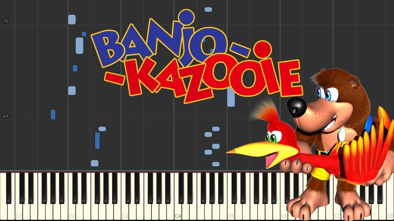 Banjo-Kazooie - Grunty's Furnace Fun [Piano Tutorial] - YouTube