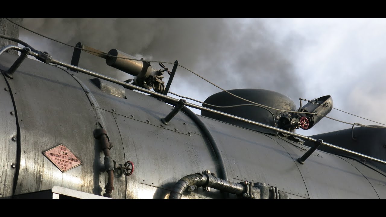 Pere Marquette 1225 hooter whistle - YouTube