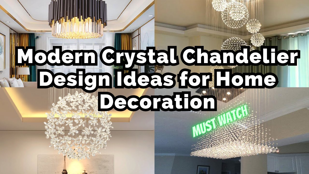 Modern Crystal Chandelier Design Ideas| Beautiful Crystal Chandeliers ...