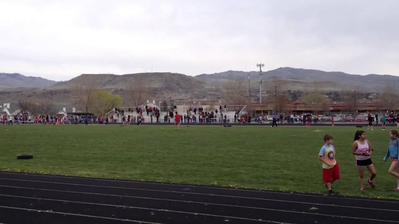 Boise Elementary schools track meet at Timberline High School - YouTube