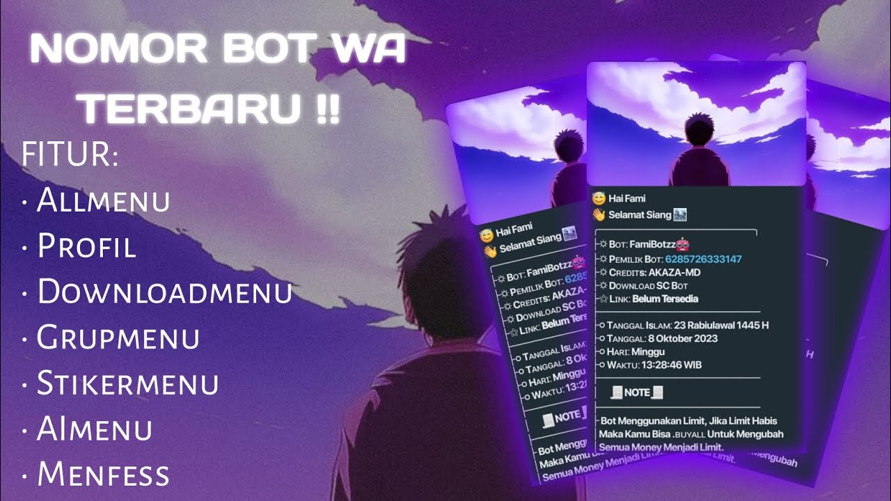 NOMER BOT WA TERBARU 2023 🤫, BISA MENFESS SAMA HD FOTO KAYAK REMINI ...