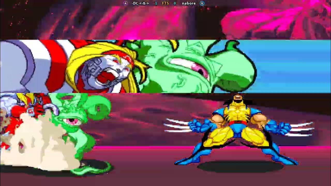 Marvel Vs Street Fighter FT5 DC X vs nabore ROLLBACK NETCODE - YouTube