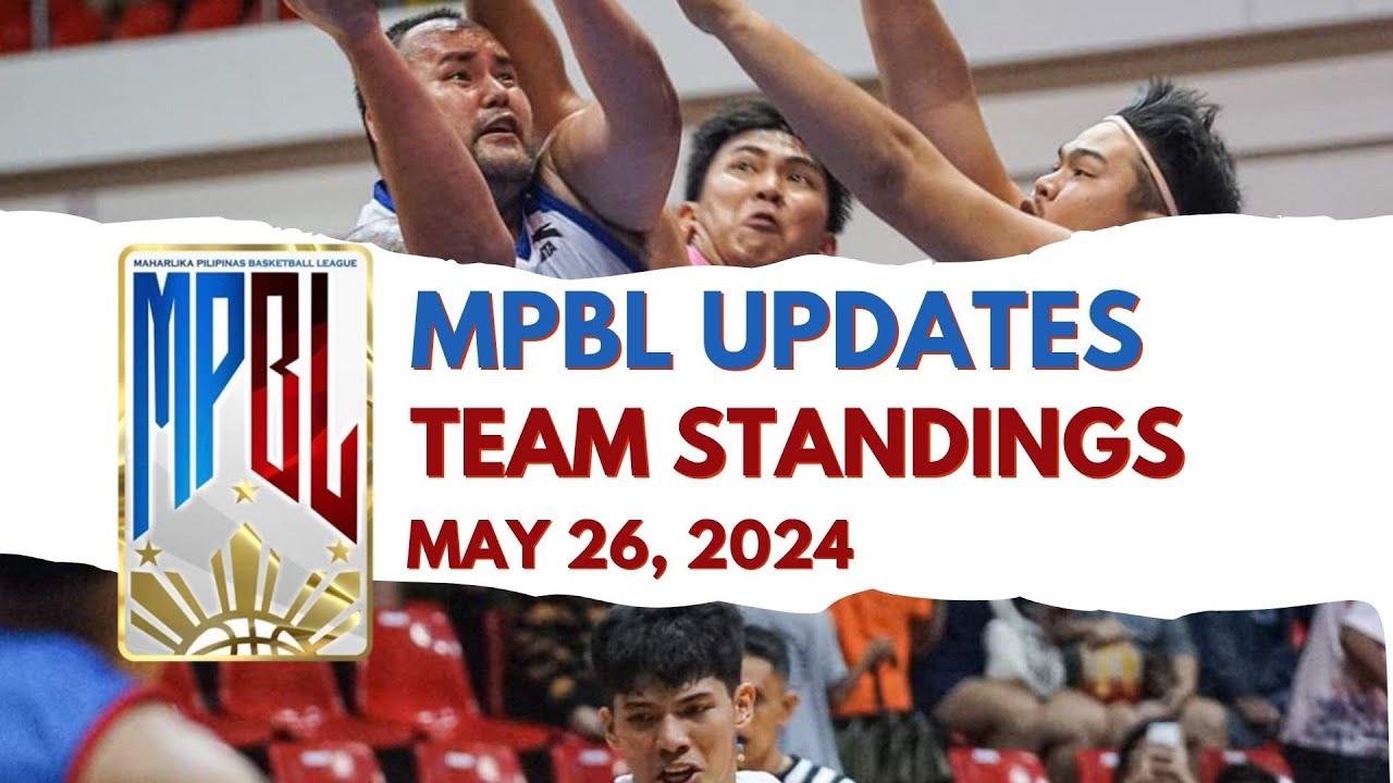 MPBL Team Standings Today May 25, 2024 - YouTube