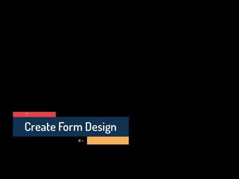 2 - Create Form Design - YouTube