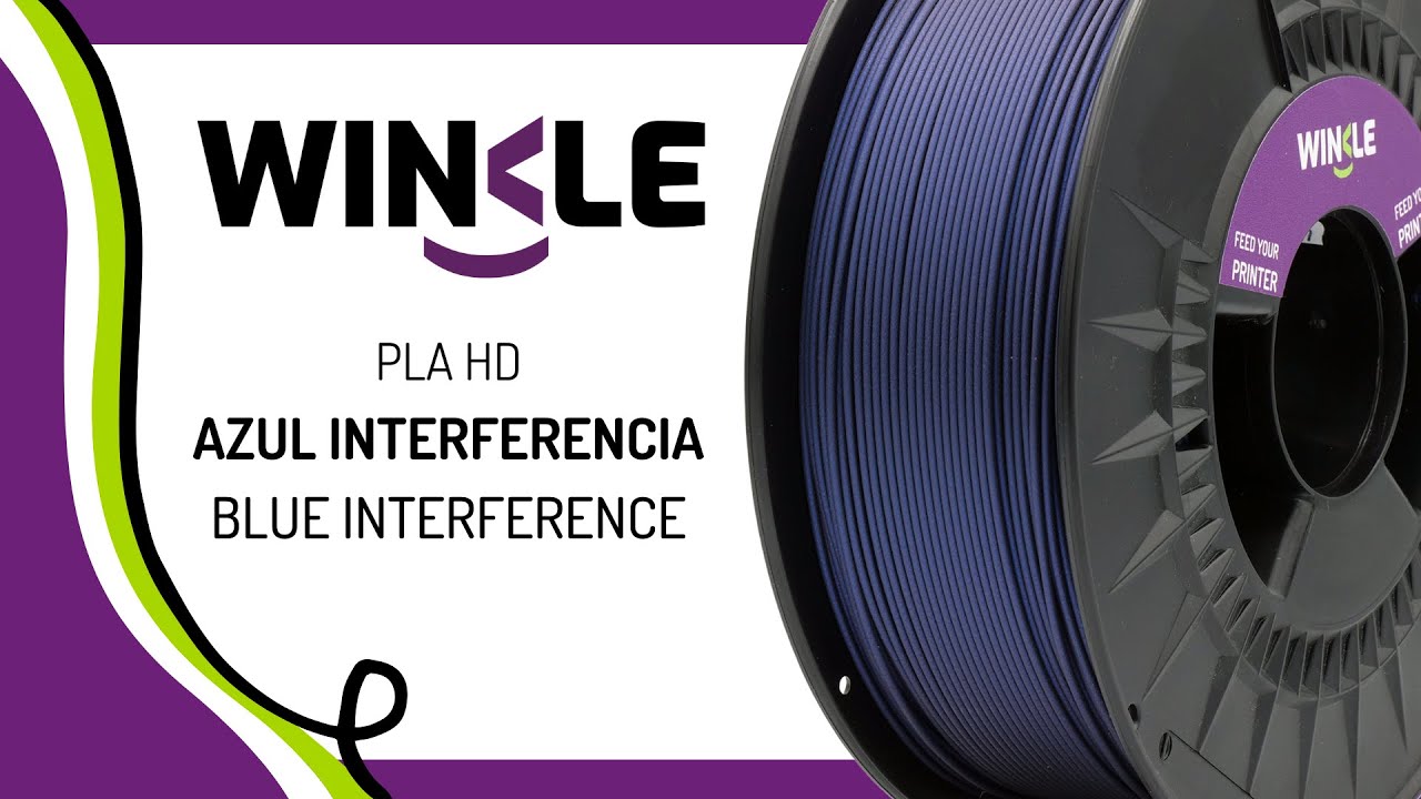 Filament Winkle I PLA-HD BLUE INTERFERENCE// Filamento bobina Winkle I ...