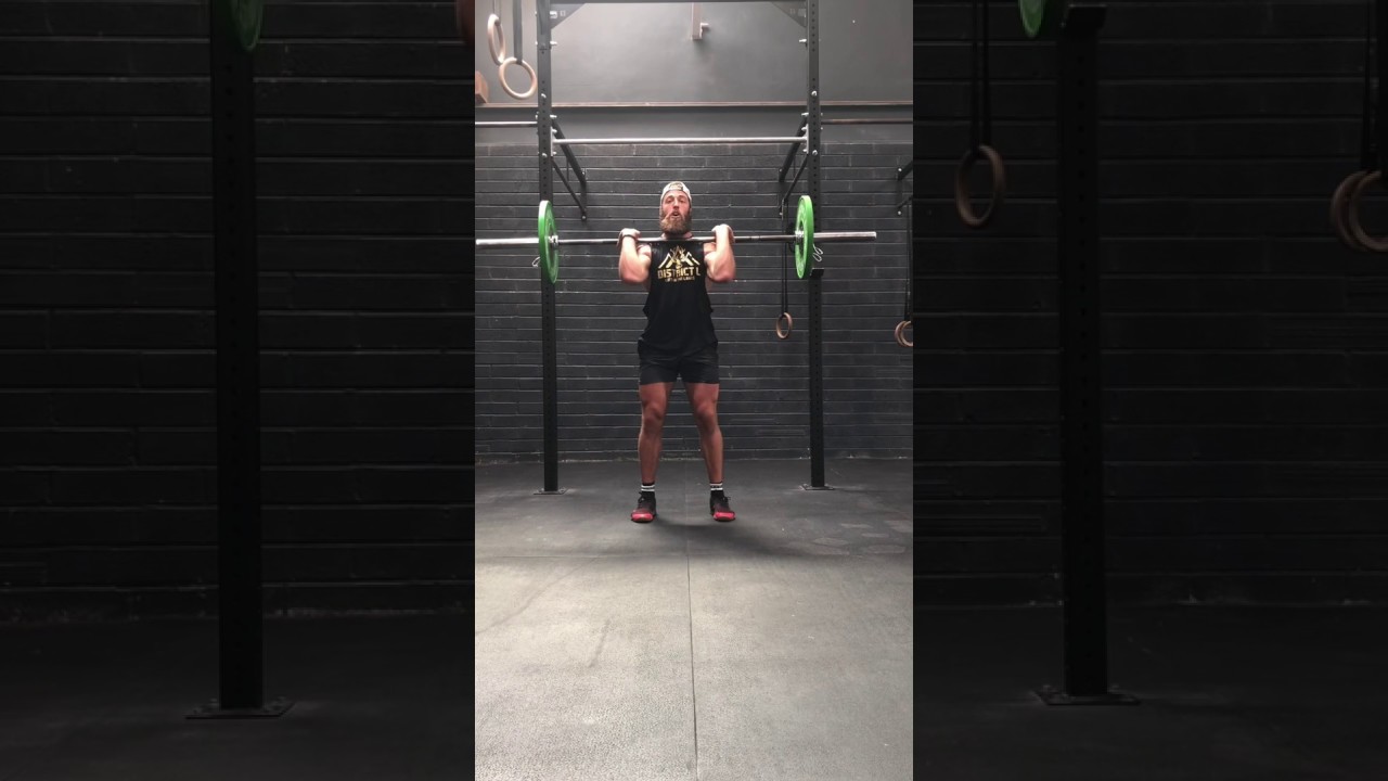 High Hang Squat Clean - Movement Demo - YouTube