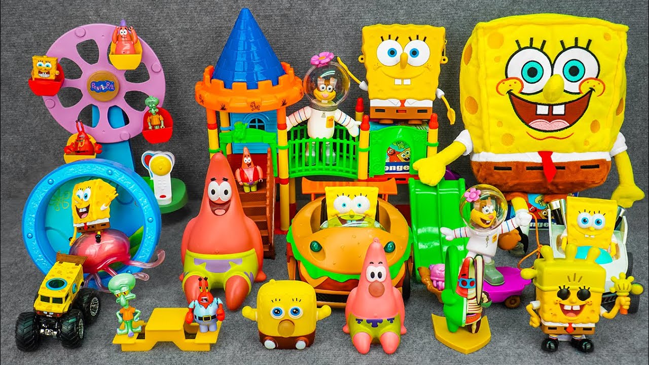 94 Minutes Satisfying with Unboxing Cute SpongeBob Playground Playset ...