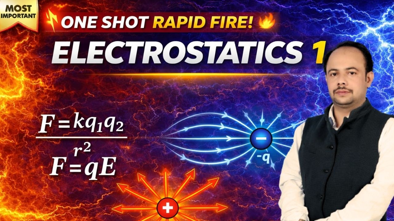 Electrostatic – One Shot Complete Revision | NEET & JEE | Part-01 # ...