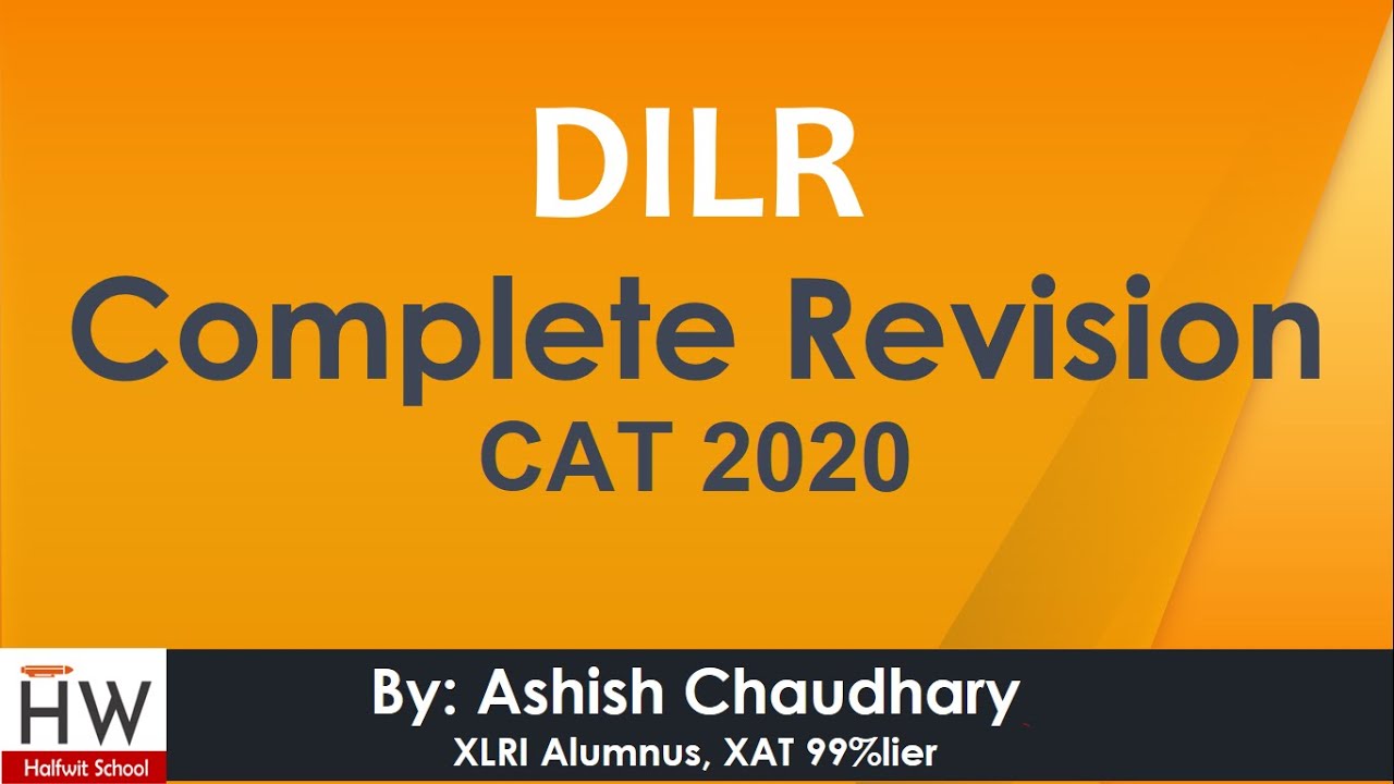LRDI - Complete Revision || CAT 2020 - YouTube