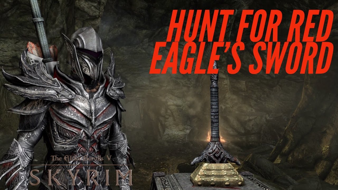 Modded Skyrim PS4 Ep. 04: Hunt For Red Eagle's Sword - YouTube