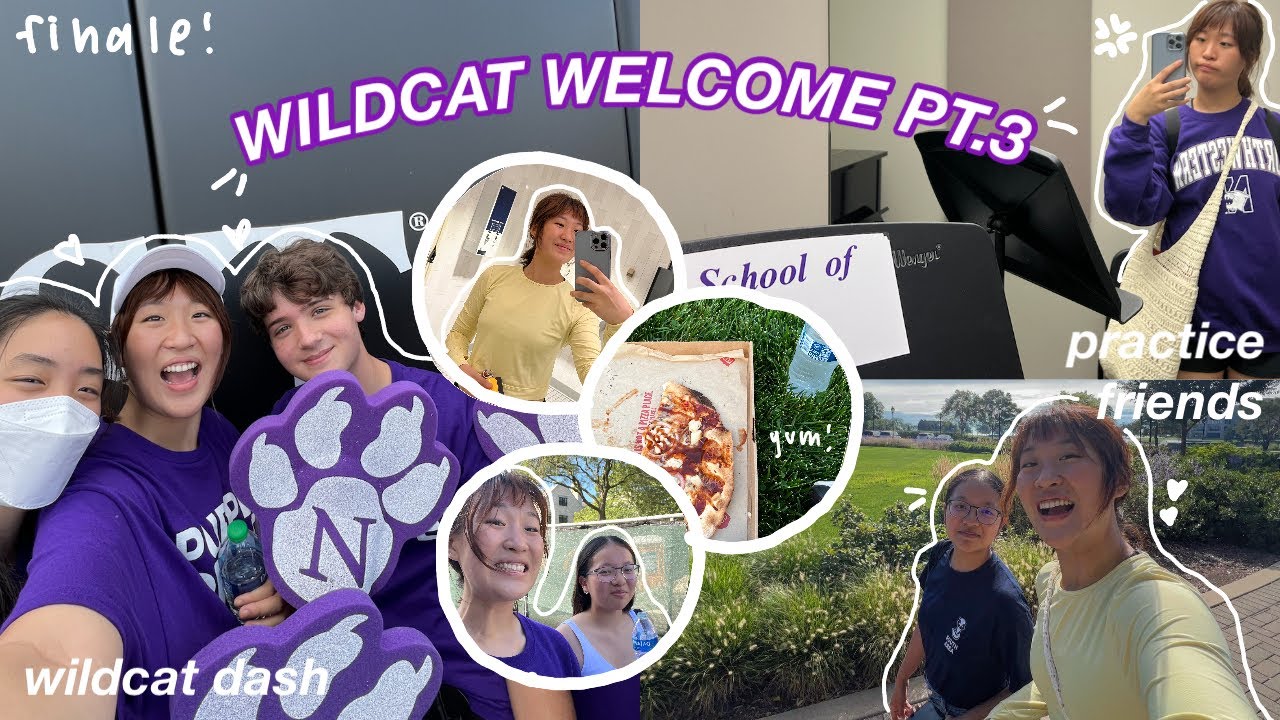 WILDCAT WELCOME PT.3 💜 wildcat dash, auditions, new student convocation 🤓 prep for back to ...