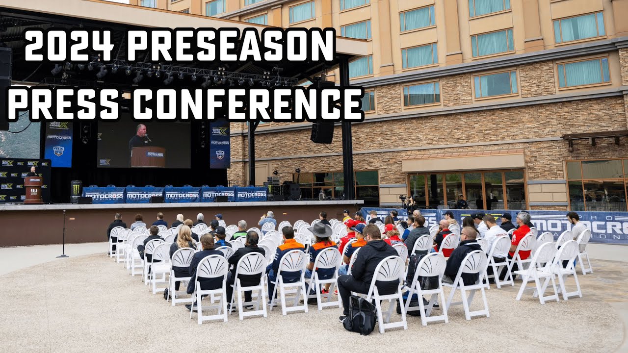 2024 Pro Motocross Preseason Press Conference - Pala, CA - YouTube