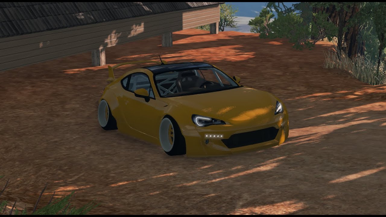 TOYOTA GT86 BeamNG mods ~ stanced - YouTube