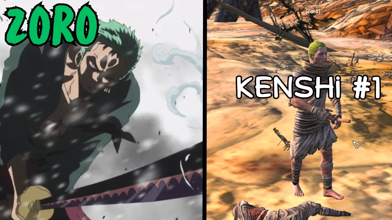 Playing as Roronoa Zoro - Kenshi Solo Challenge - YouTube