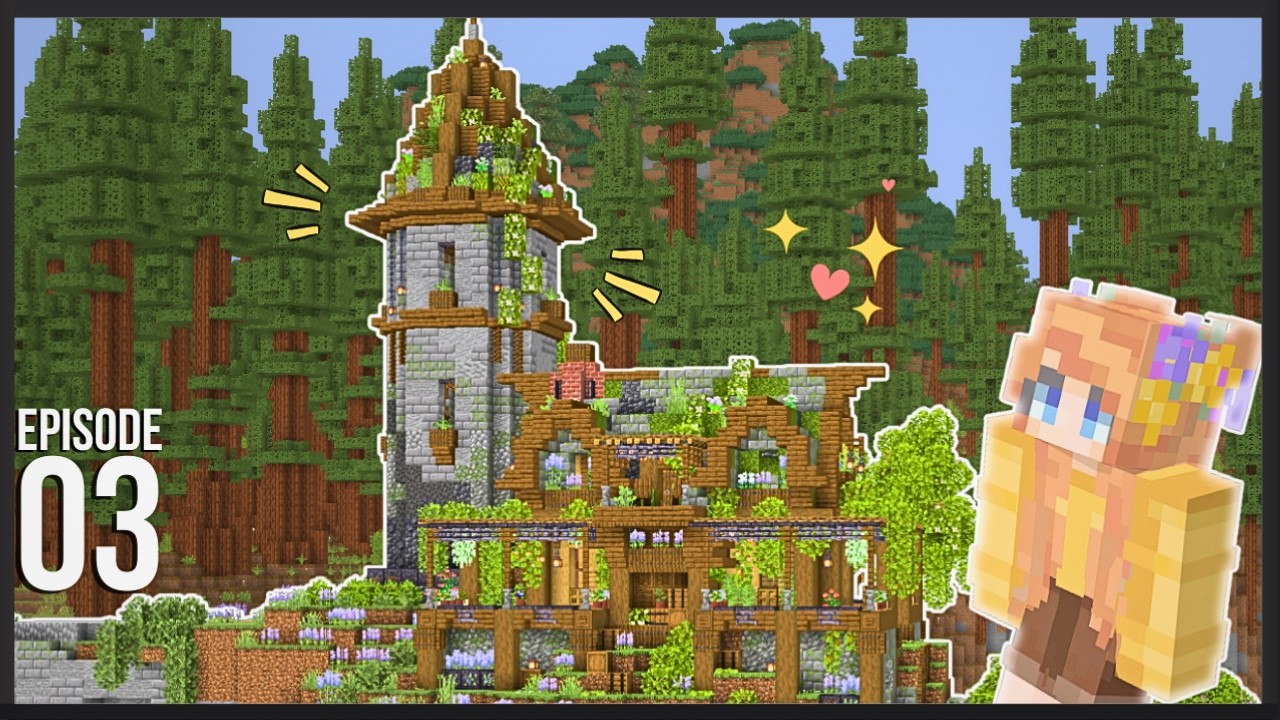 I Build A Tower: Starter Base! Episode 3 Modded Minecraft - YouTube